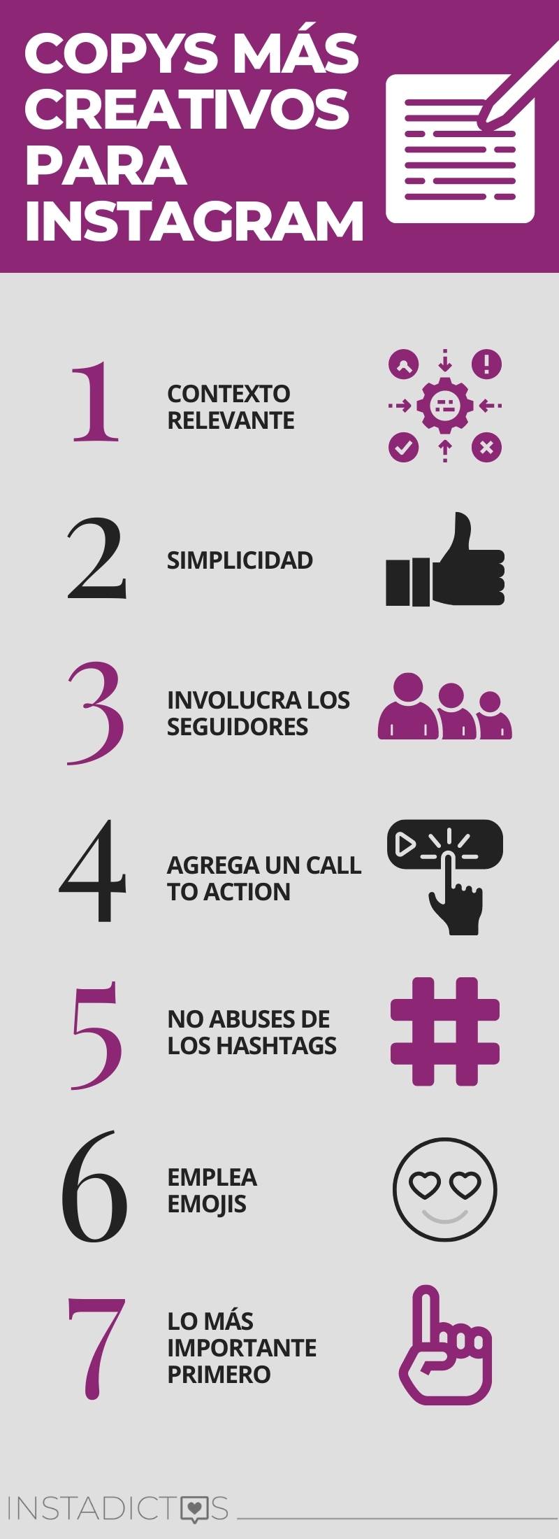 Cómo hacer un buen COPY PARA INSTAGRAM - Ejemplos