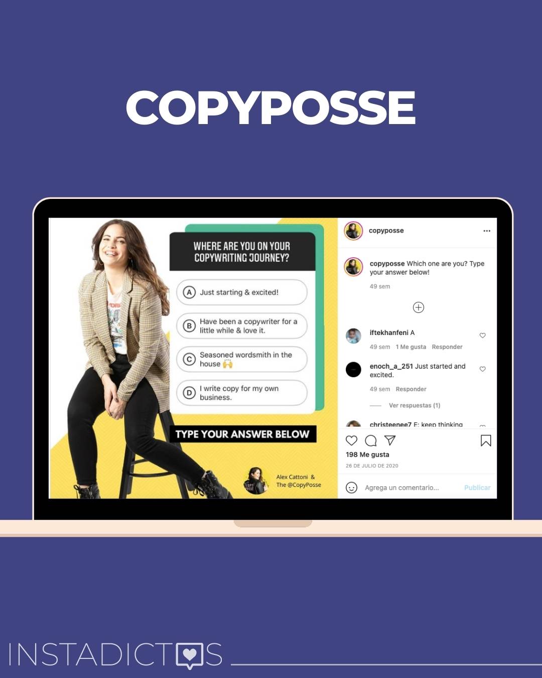 Cómo hacer un buen COPY PARA INSTAGRAM - Ejemplos