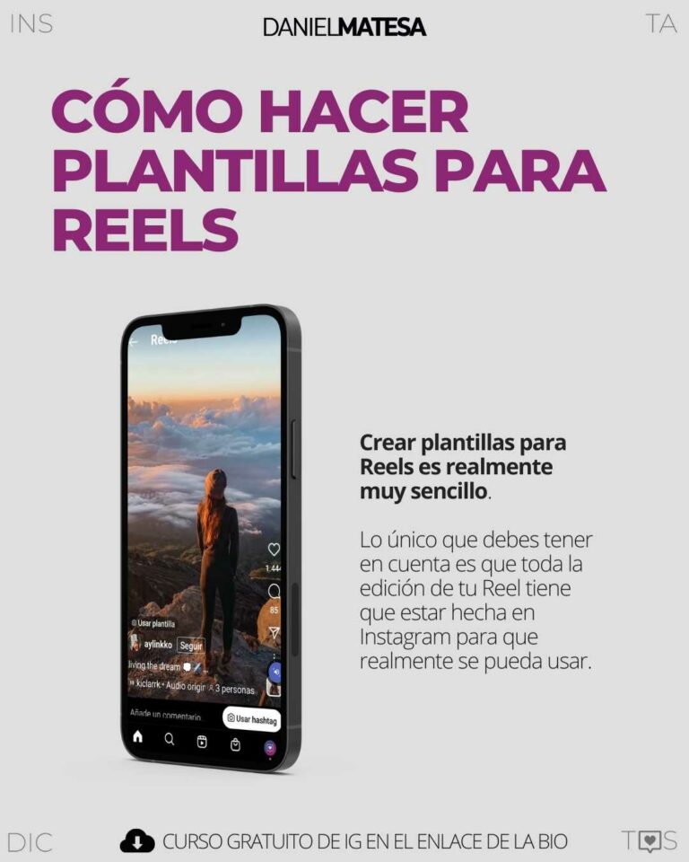 Plantillas para REELs | Cómo usar y hacer